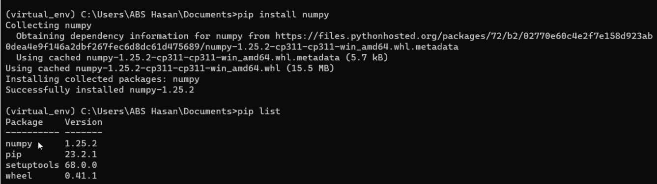 How To Create A Virtual Environment And Run A Simple Python Program Next Data Lab